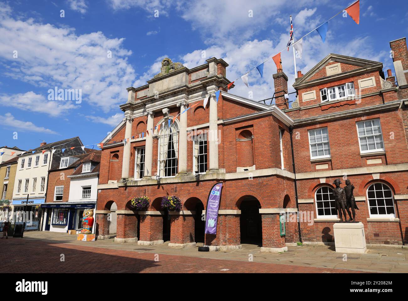 The Council House, in North Street, in Chichester, a group of connected ...