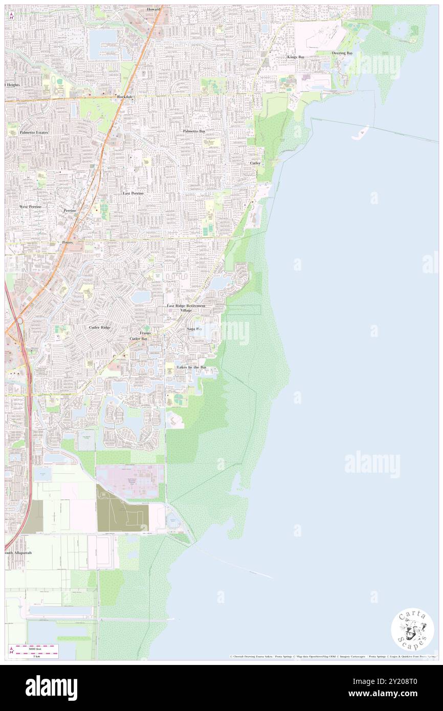 Saga Bay, Miami-Dade County, US, United States, Florida, N 25 34' 46 ...