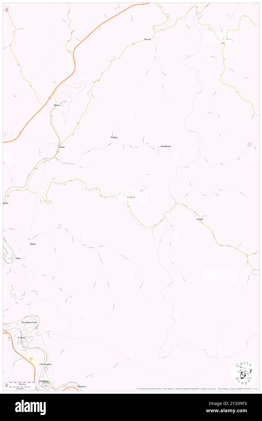 Perry kentucky map hi-res stock photography and images - Alamy