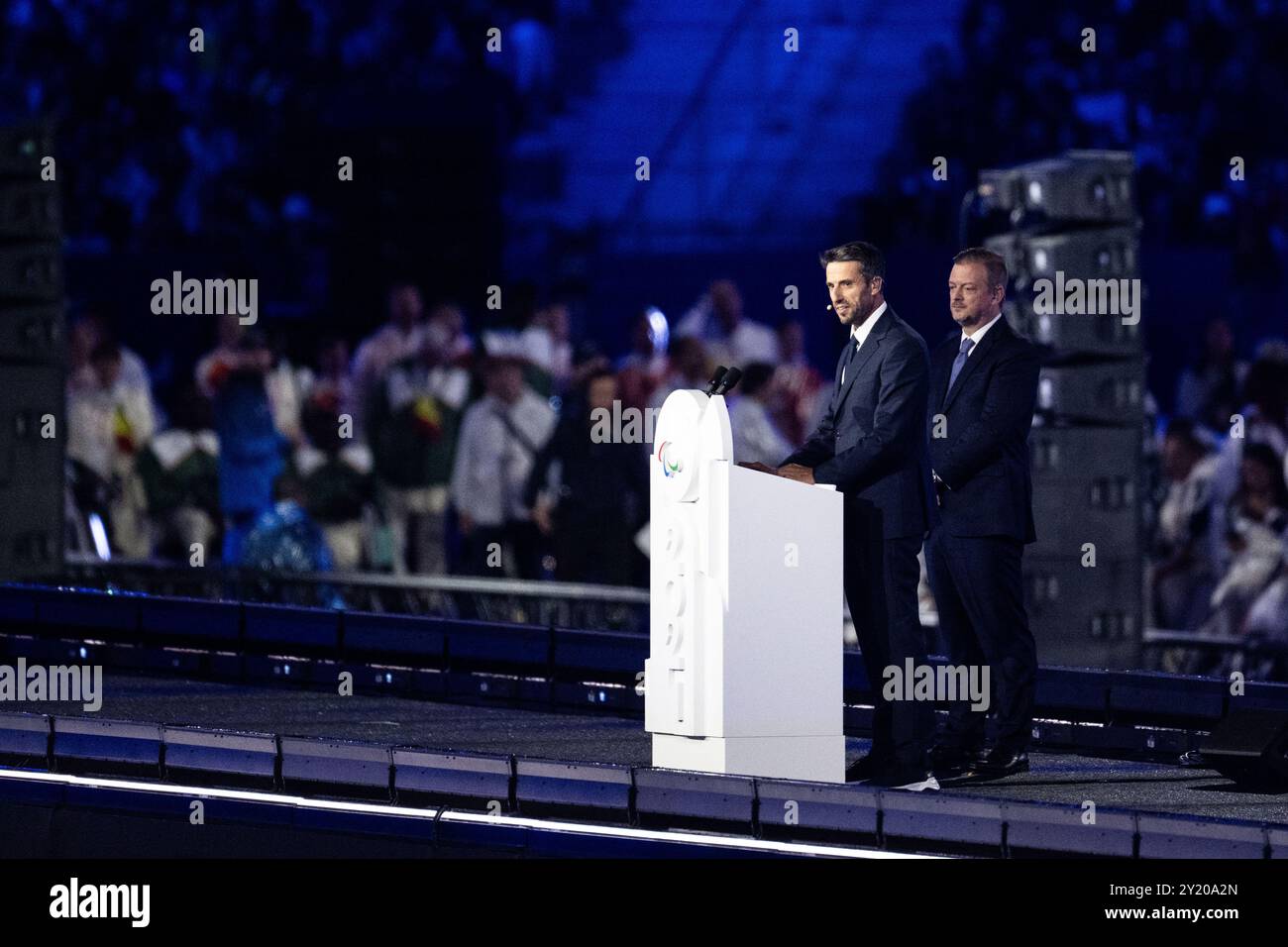 Paris, France. 08th Sep, 2024. 240908 Tony Estanguet, president of ...