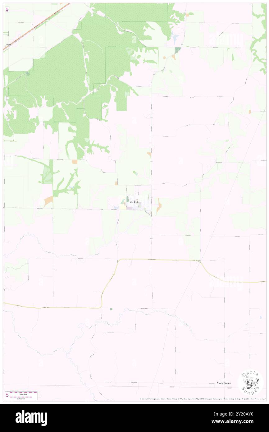 De kalb missouri map hi-res stock photography and images - Alamy