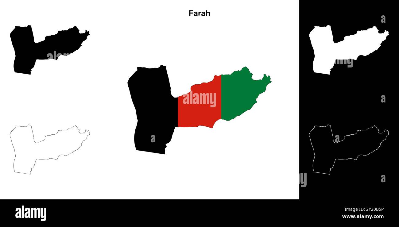 Blank farah map hi-res stock photography and images - Alamy
