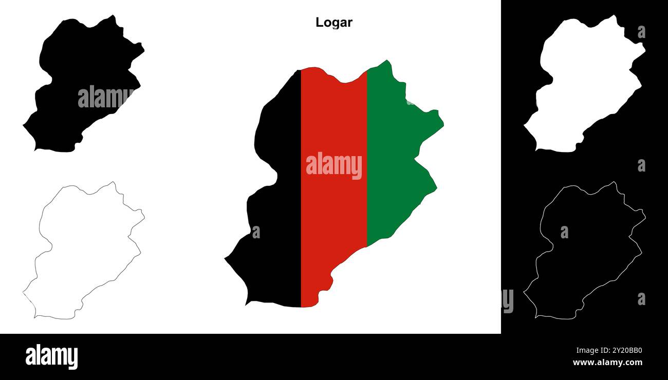 Blank logar map hi-res stock photography and images - Alamy