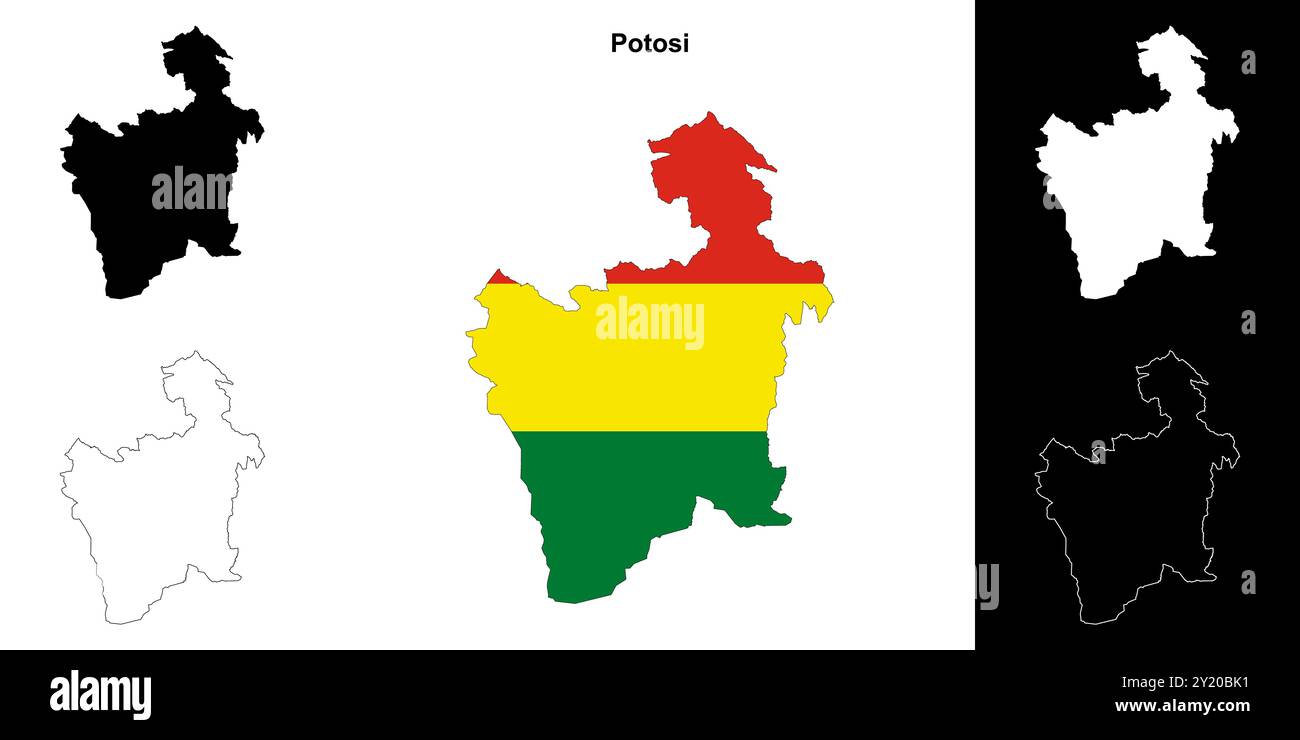 Potosi map hi-res stock photography and images - Alamy