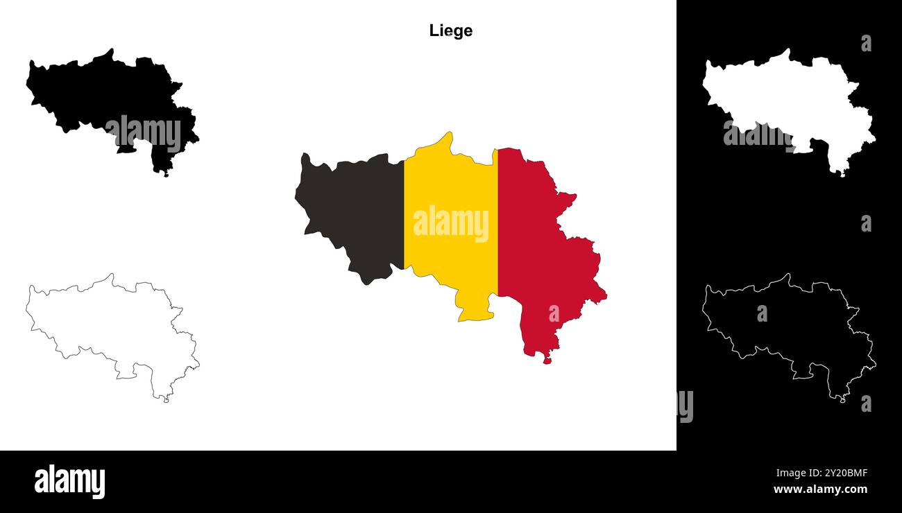 Blank liege map hi-res stock photography and images - Alamy