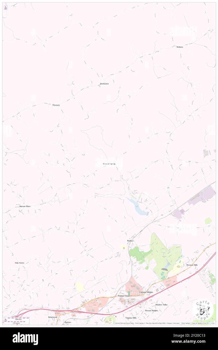 Fleenor Spring, Washington County, US, United States, Virginia, N 36 40 ...
