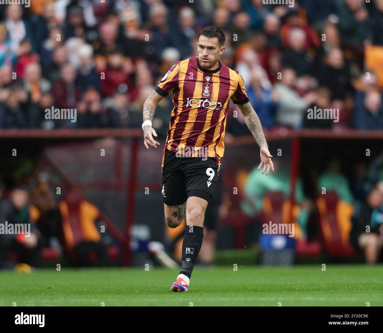 Bradford, UK, 7th September 2024, Andy Cook, During Bradford City Vs ...