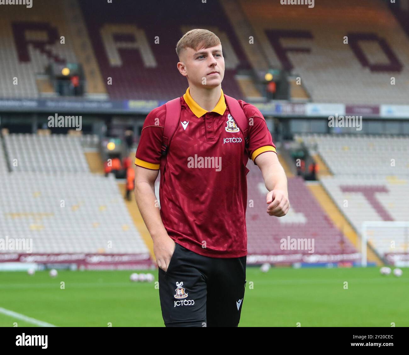 Bradford, UK, 7th September 2024, Bobby Pointon Arrives Ahead Of Kick ...