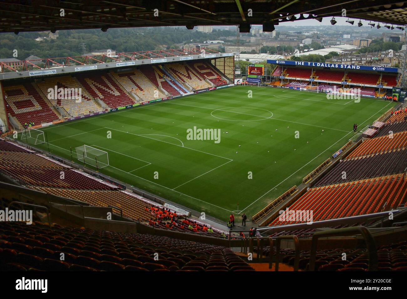 Bradford, UK, 7th September 2024, A General View Of Valley Parade ...