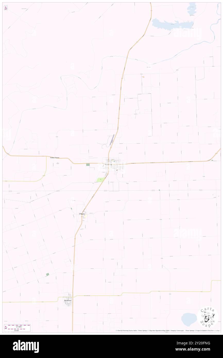 Knox city texas map Cut Out Stock Images & Pictures - Alamy