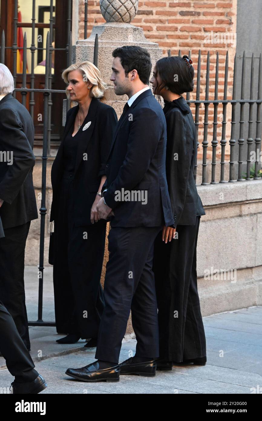María Zurita, Froilán and Victoria Federica on their arrival at the ...