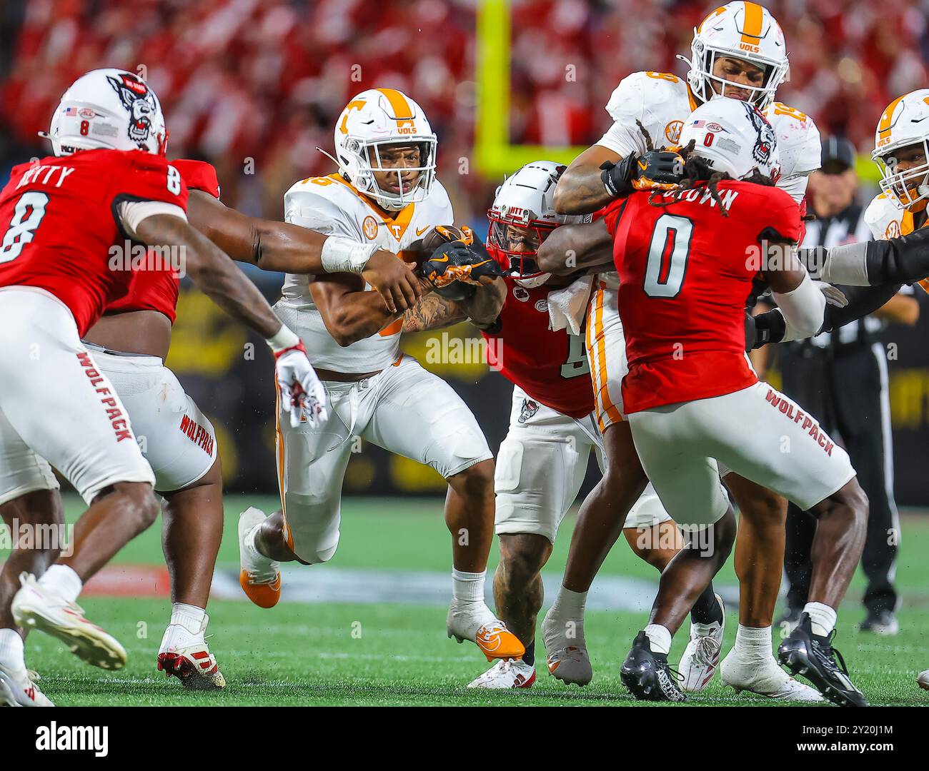 America, Charlotte, North Carolina, USA. 7th Sep, 2024. Duke Mayo ...