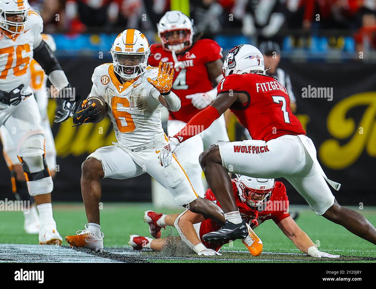 America, Charlotte, North Carolina, USA. 7th Sep, 2024. Tennessee ...