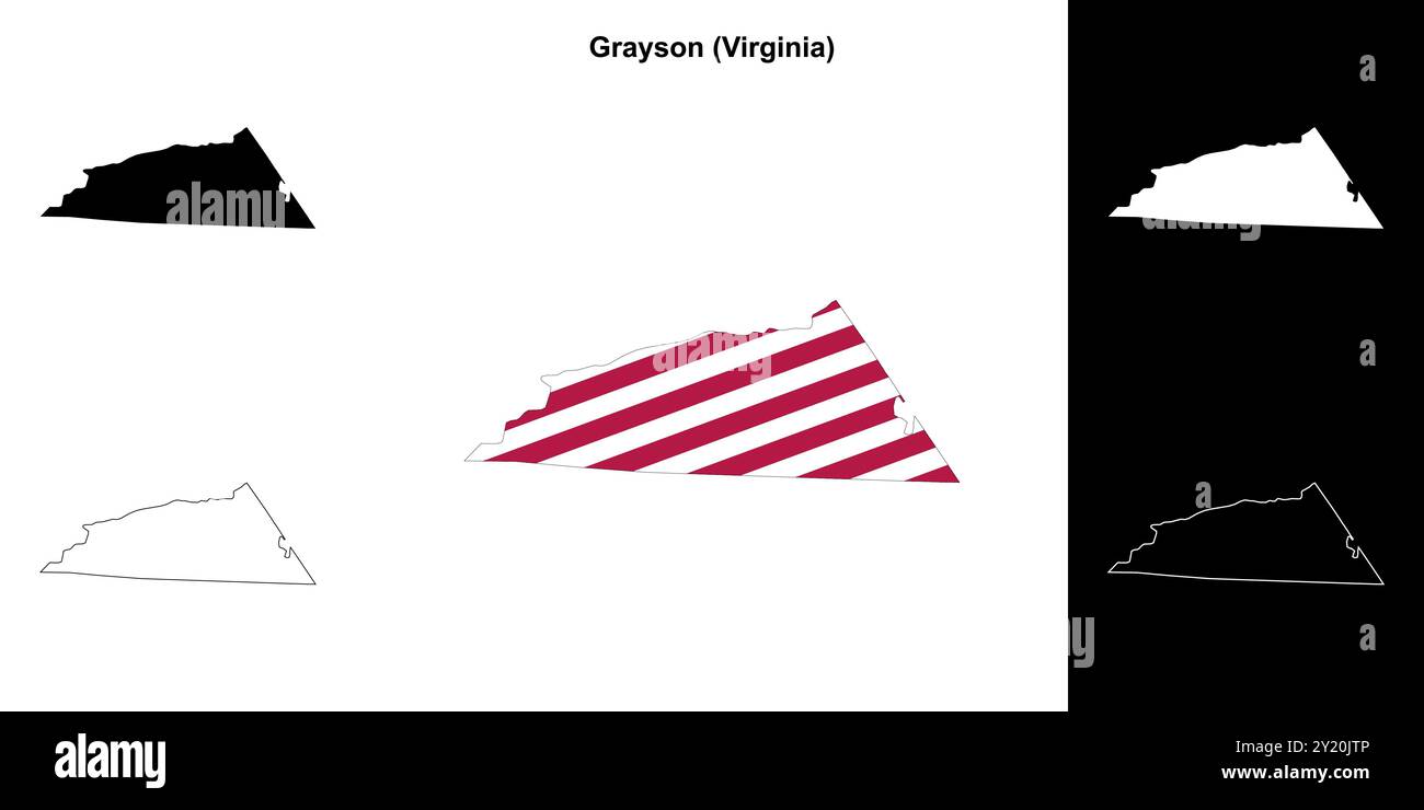 Map of grayson hi-res stock photography and images - Alamy