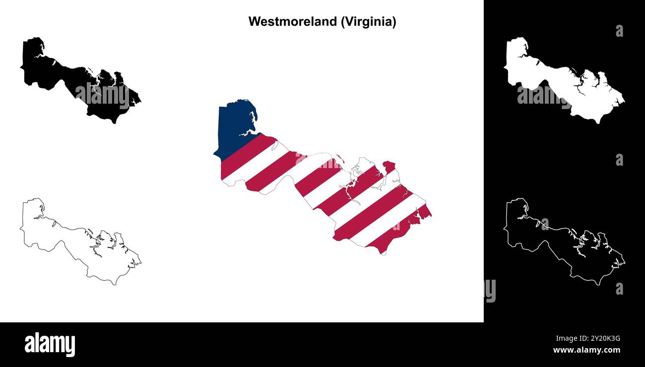 Westmoreland silhouette hi-res stock photography and images - Alamy