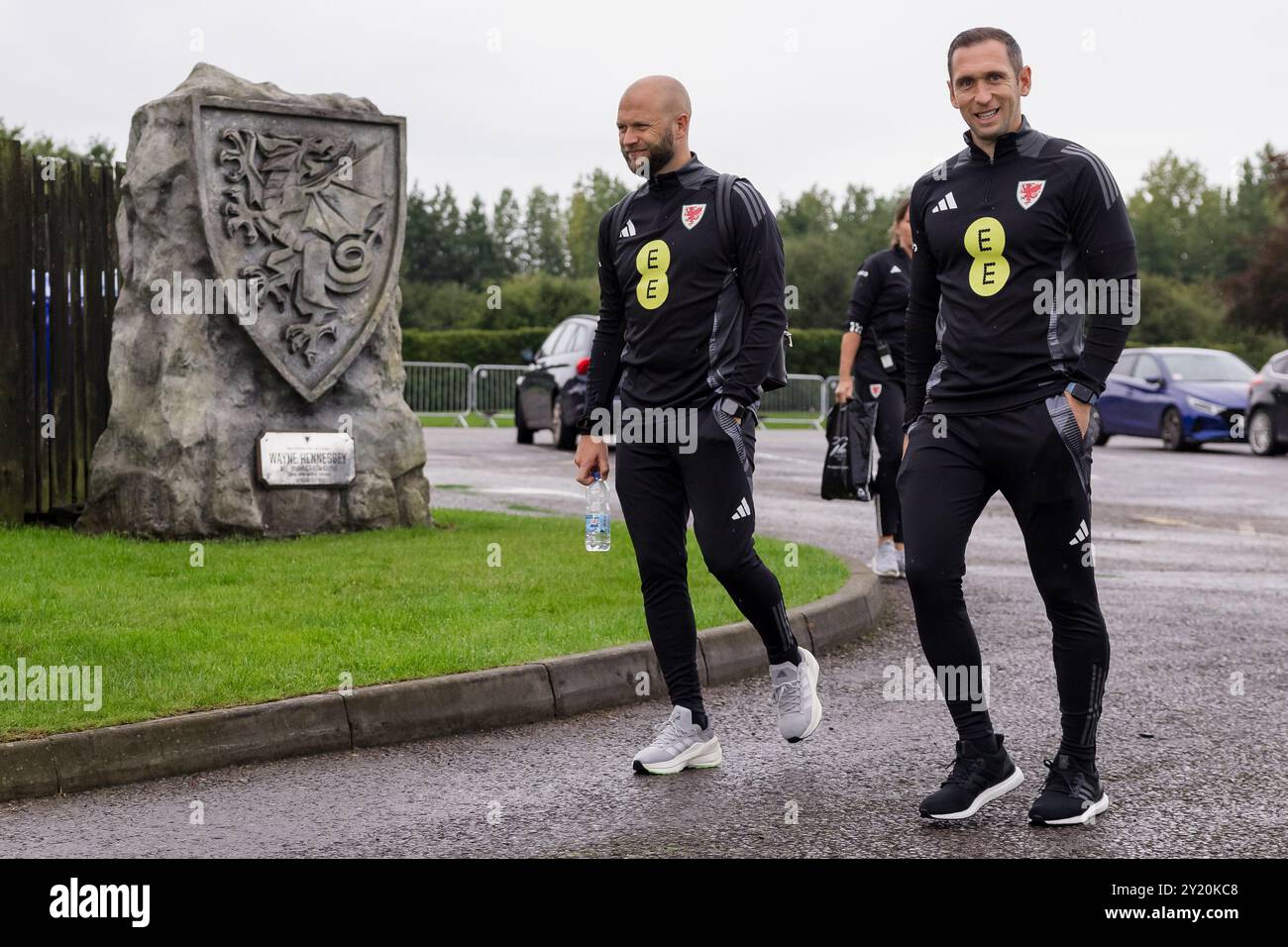 PONTYCLUN, UK. 08th Sep, 2024. Wales' Assistant Coach James Rowberry ...