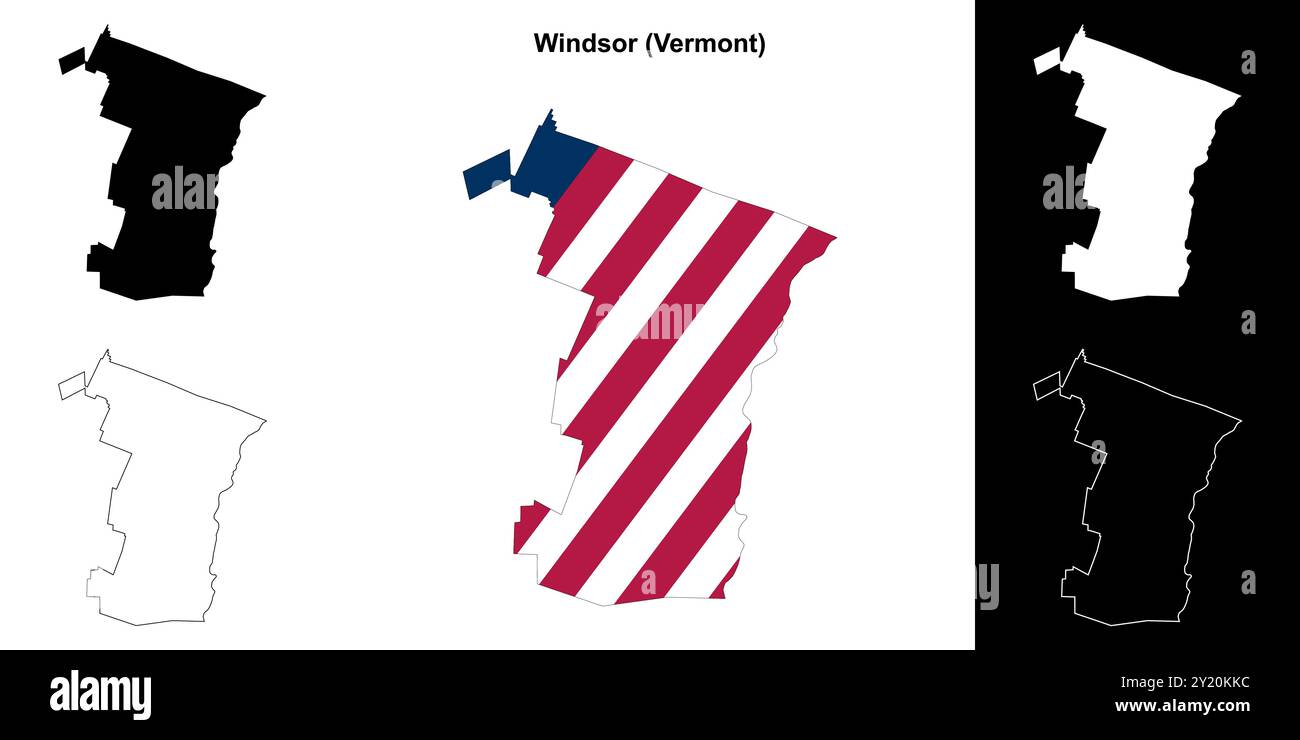 Map of windsor Stock Vector Images - Alamy
