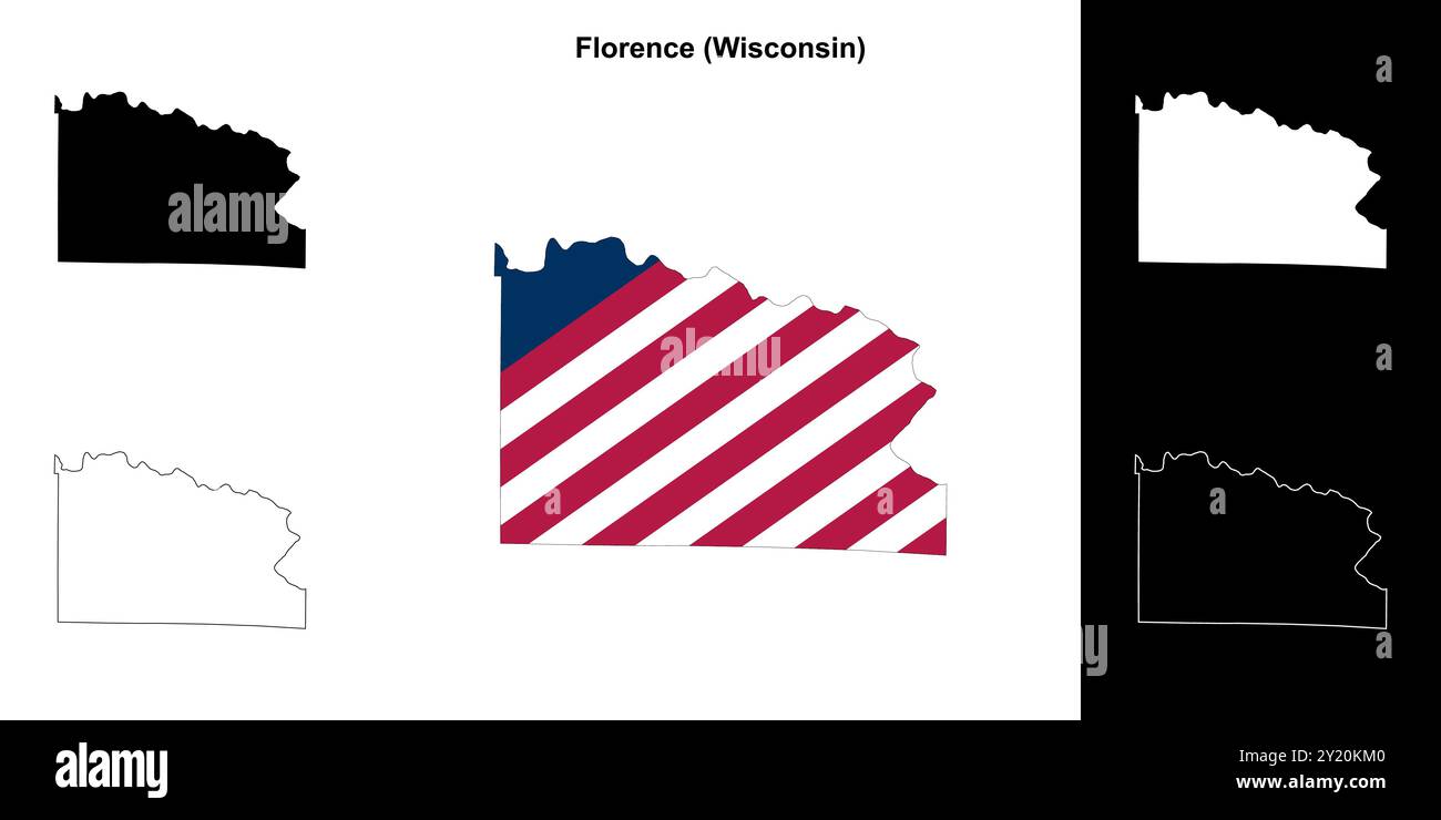 Blank florence map hi-res stock photography and images - Alamy