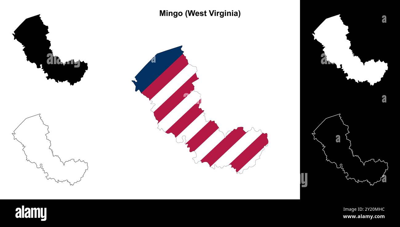 Blank mingo map hi-res stock photography and images - Alamy