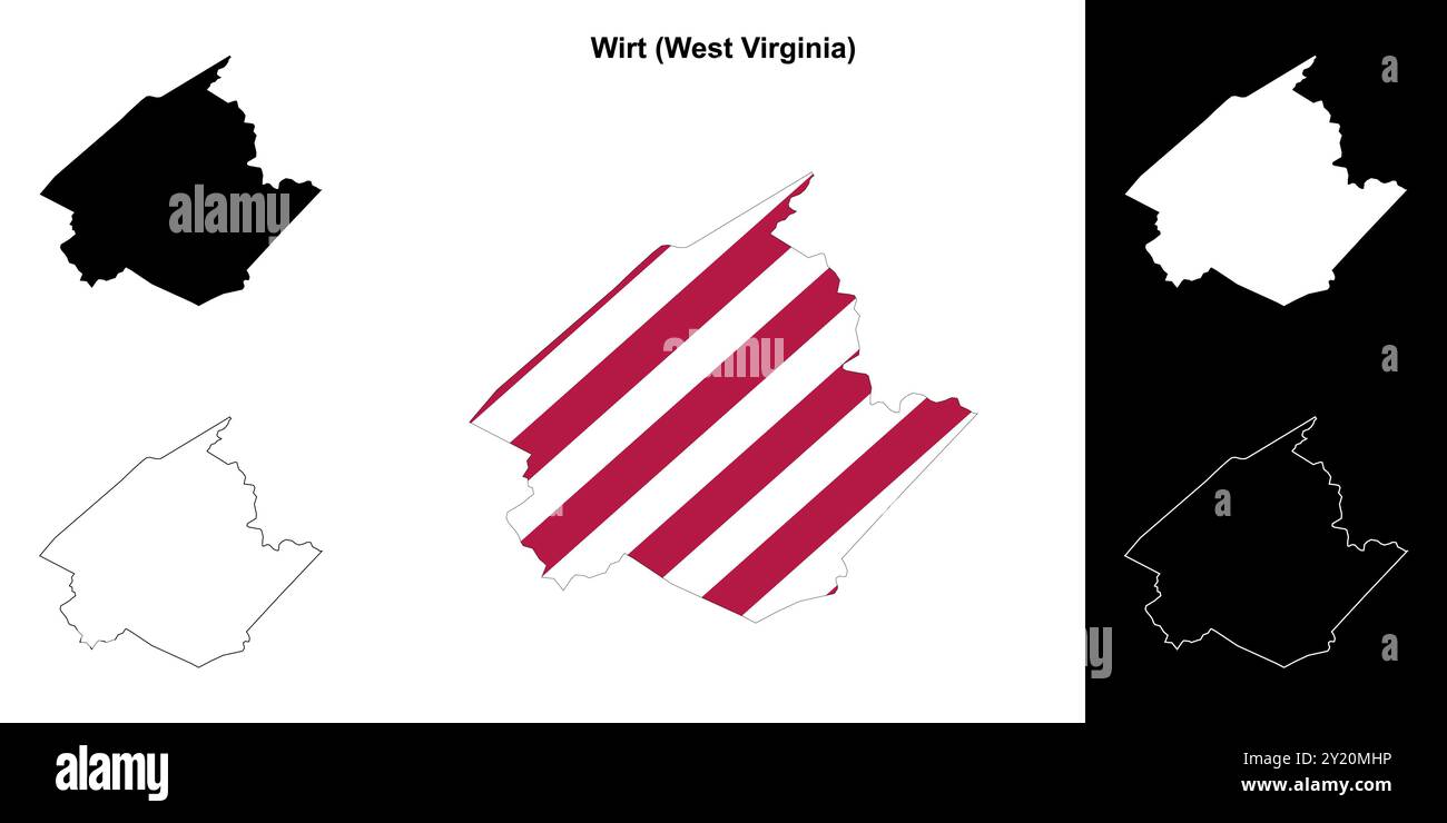 Blank wirt map hi-res stock photography and images - Alamy