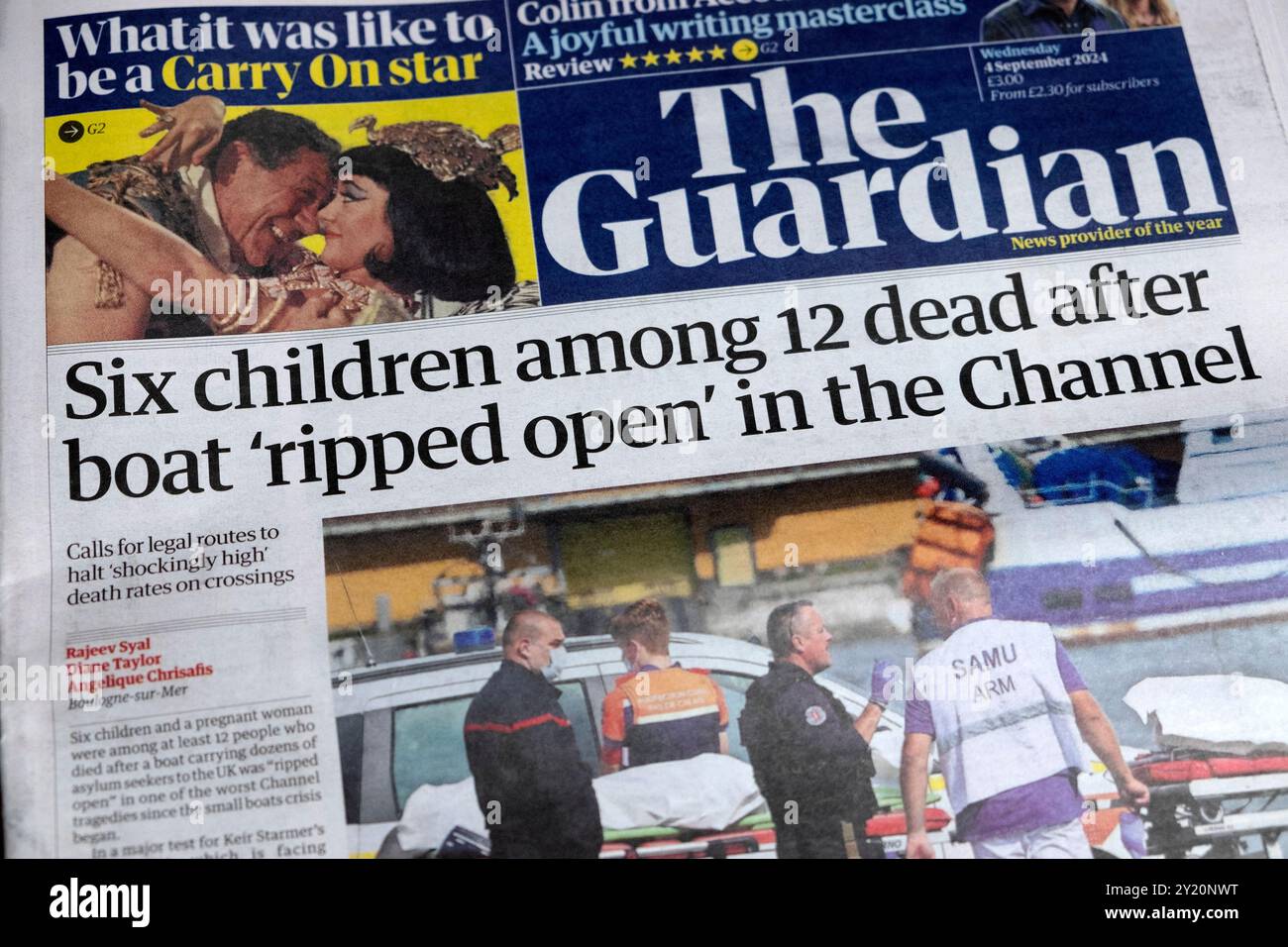'Six children among 12 dead after boat 'ripped open' in the Channel ...