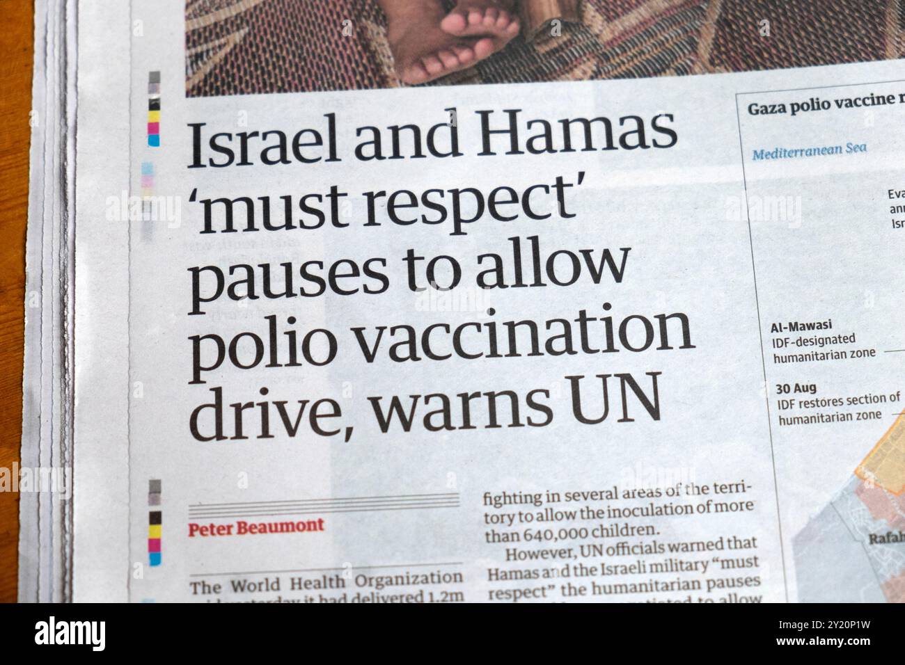'Israel and Hamas 'must respect' pauses to allow polio vaccination ...