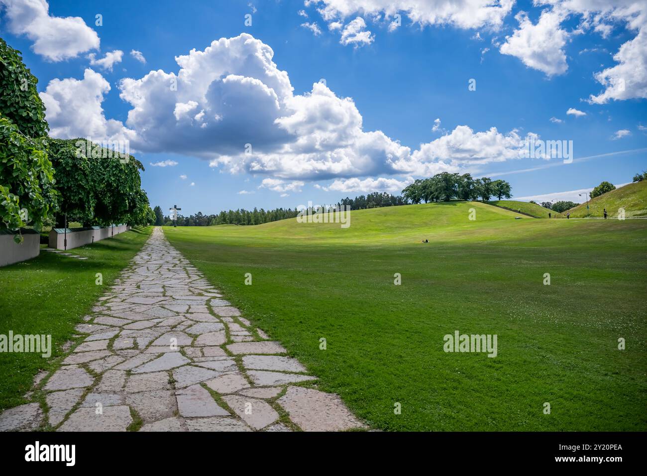 The Granite Cross at The Woodland Cemetery - Skogskyrkogården ...
