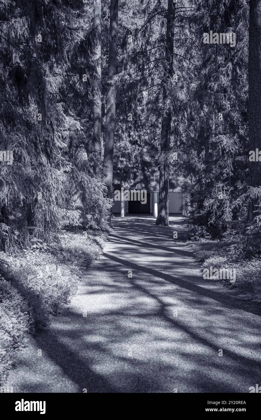 Woodland Chapel at The Woodland Cemetery - Skogskyrkogården, Stockholm ...