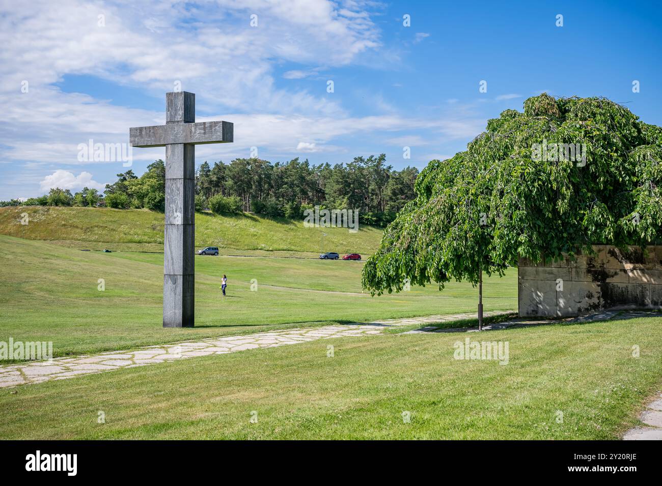 The Granite Cross at The Woodland Cemetery - Skogskyrkogården ...