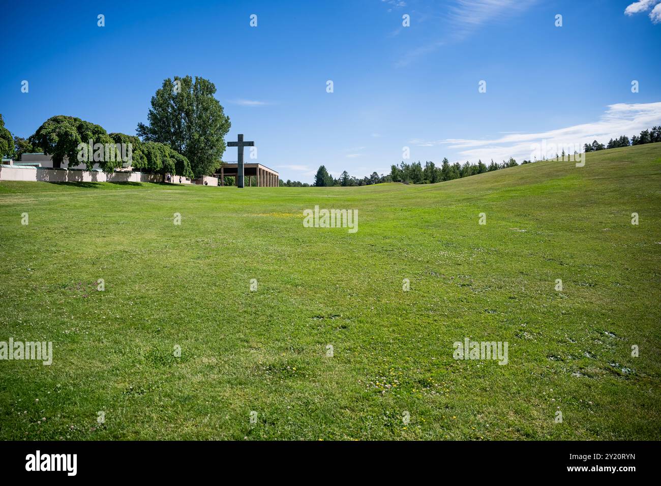 The Granite Cross at The Woodland Cemetery - Skogskyrkogården ...