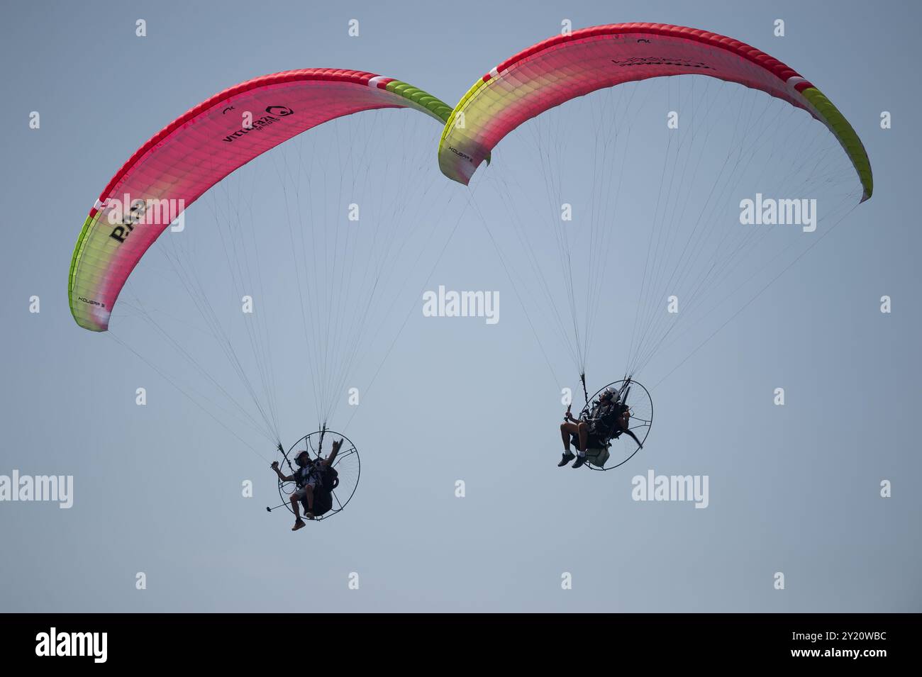 Malaga, Spain. 08th Sep, 2024. Cesar Canudas and Ramon Morillas perform ...