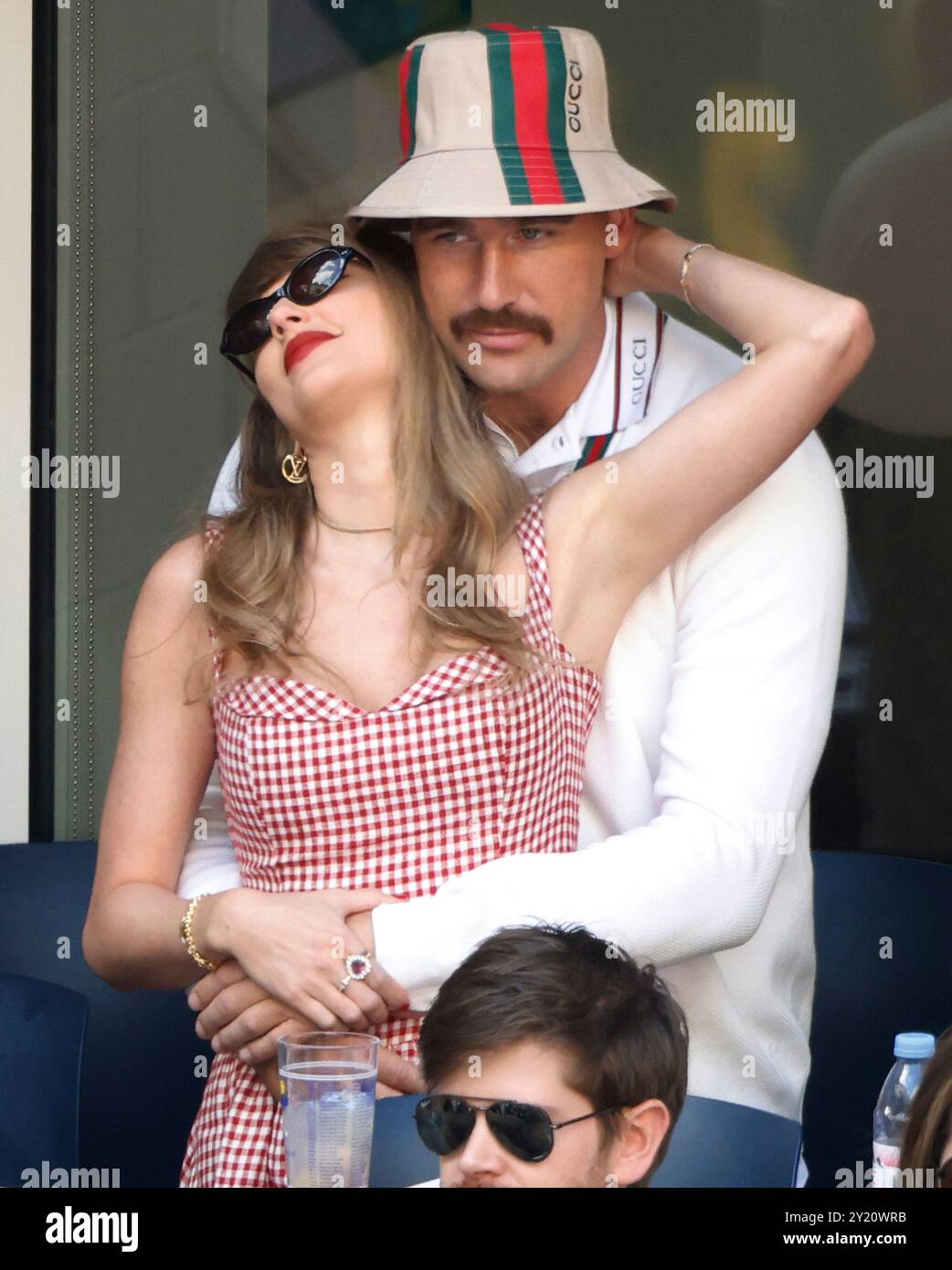 New York, United States. 08th Sep, 2024. Taylor Swift and Travis Kelce ...