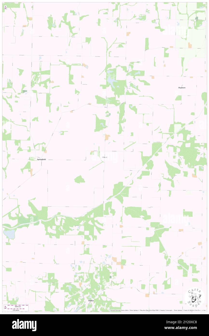 Posey map Cut Out Stock Images & Pictures - Alamy