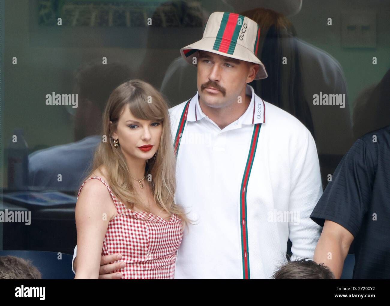 New York, United States. 08th Sep, 2024. Taylor Swift and Travis Kelce ...