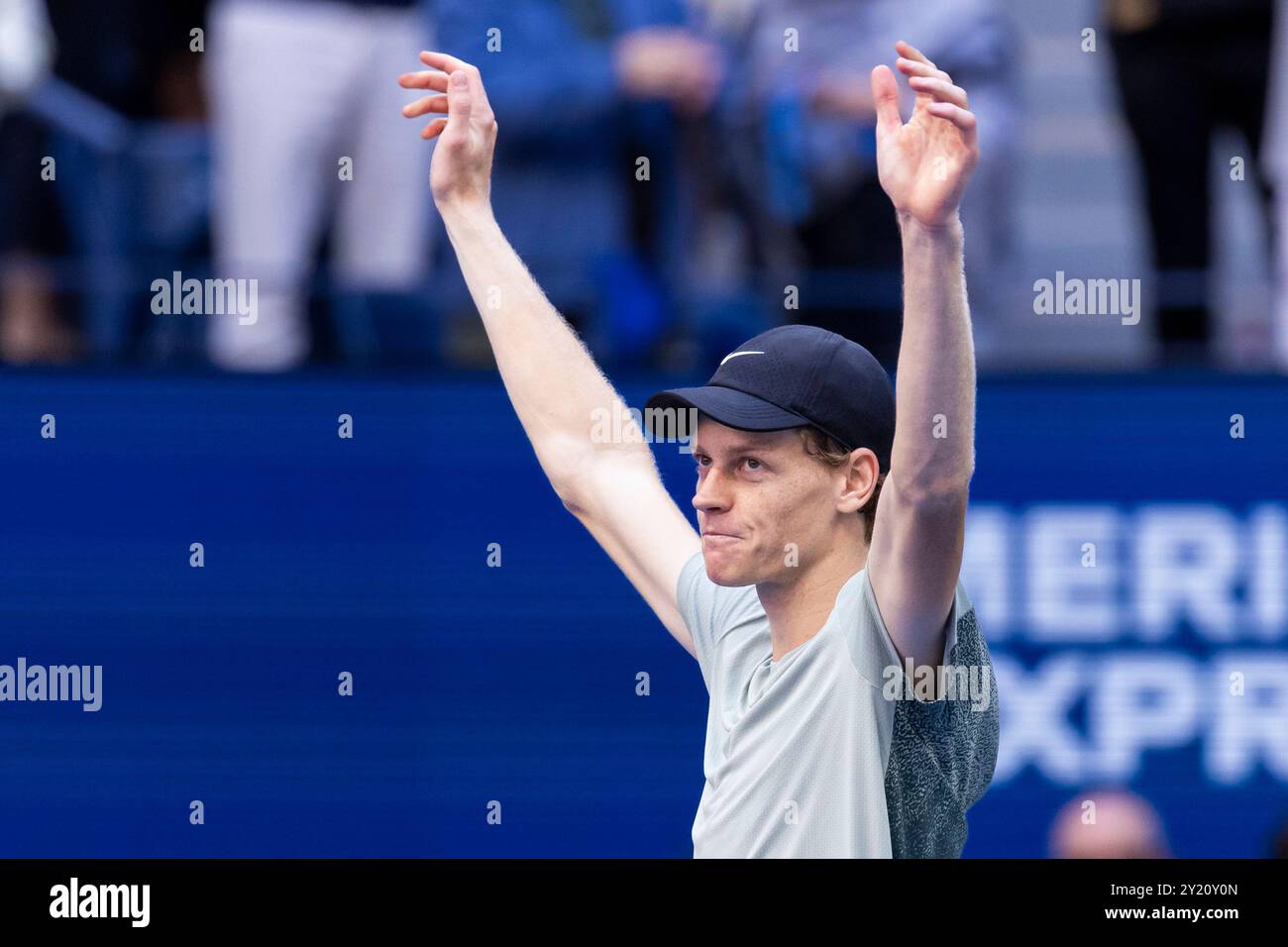 New York, United States. 08th Sep, 2024. Jannik Sinner of Itay ...