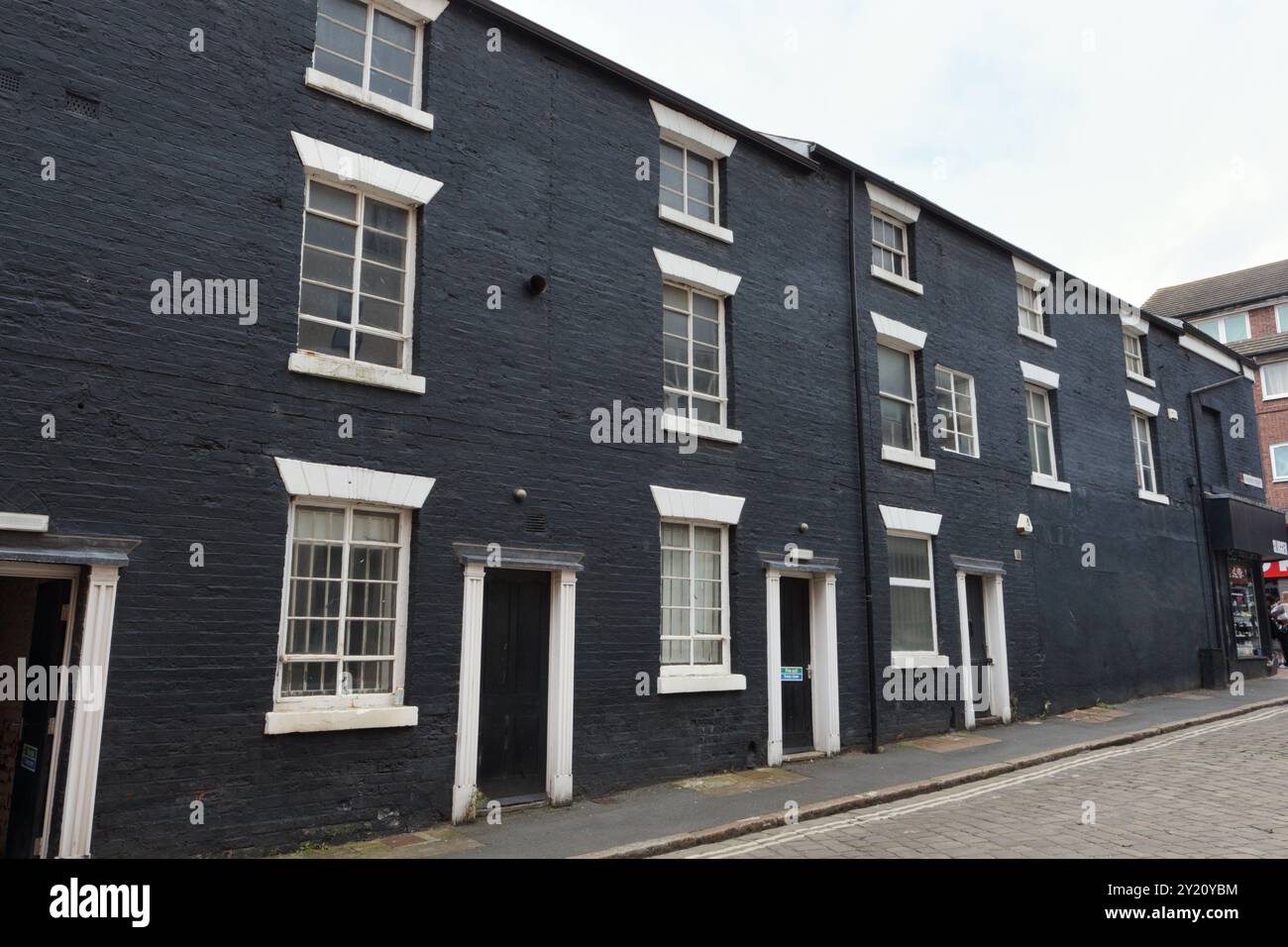 Canning street Sheffield city centre England UK, surviving remnants of ...