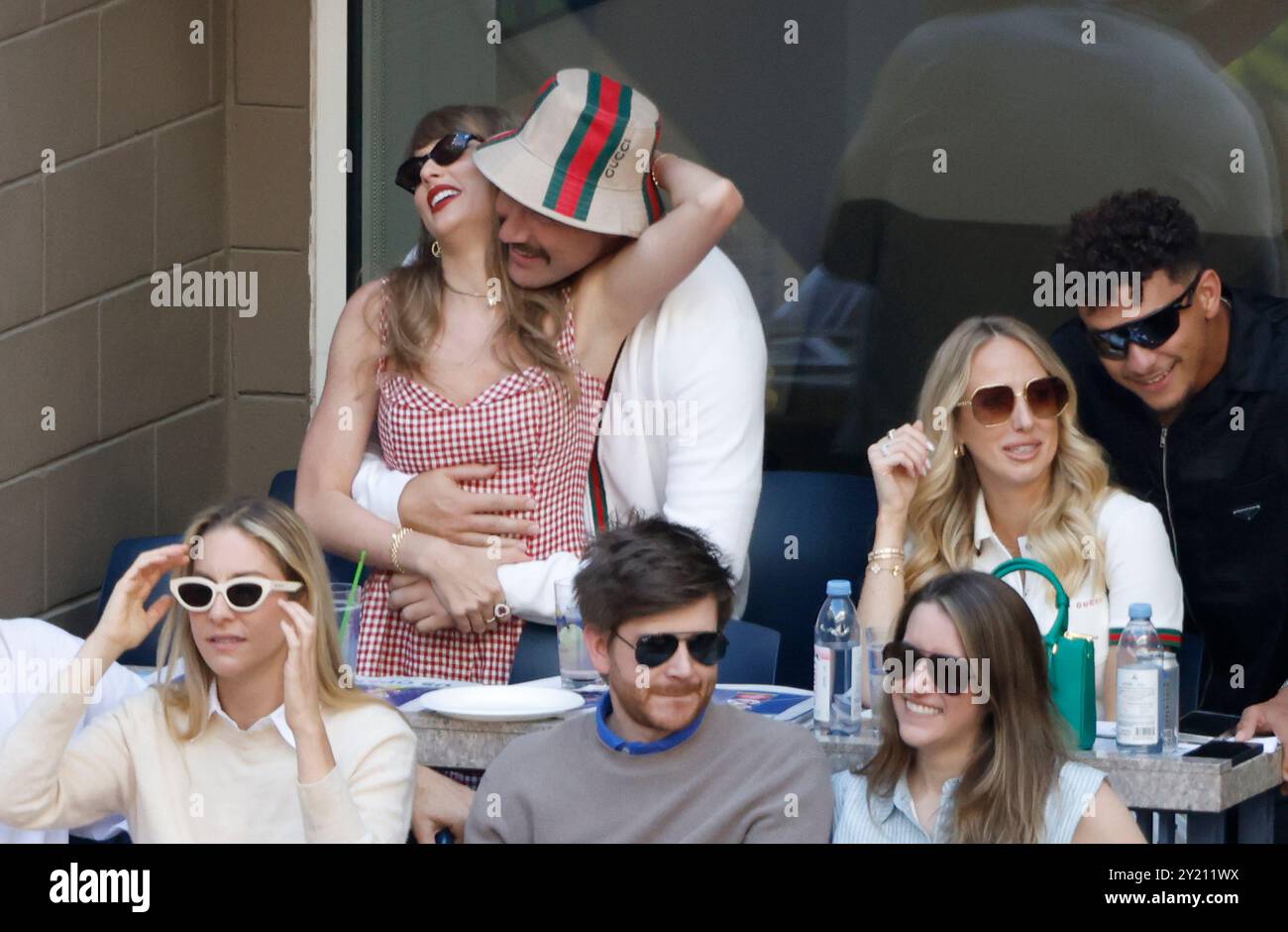 New York, United States. 08th Sep, 2024. Taylor Swift and Travis Kelce ...