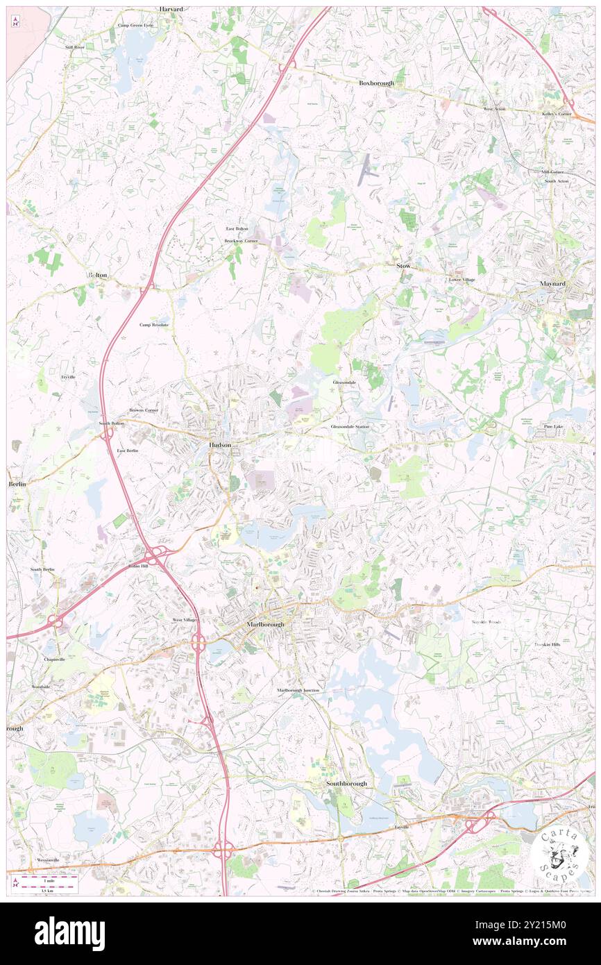 Hudson, Middlesex County, US, United States, Massachusetts, N 42 23' 30 ...