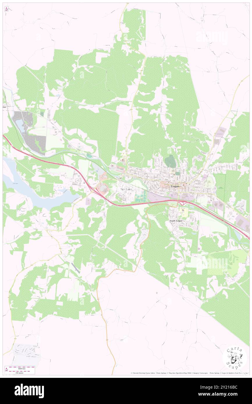 West Logan, Hocking County, US, United States, Ohio, N 39 32' 20'', S ...