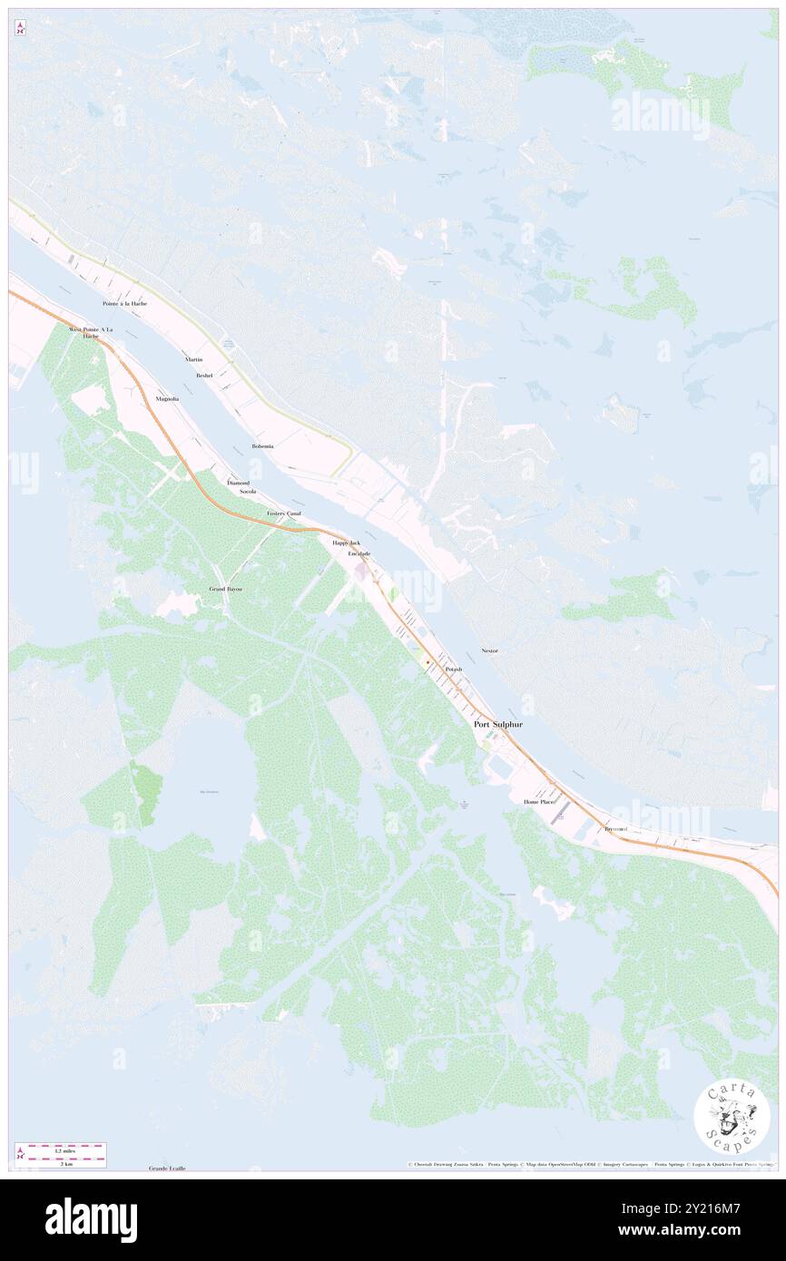 Port Sulphur, Plaquemines Parish, US, United States, Louisiana, N 29 28 ...