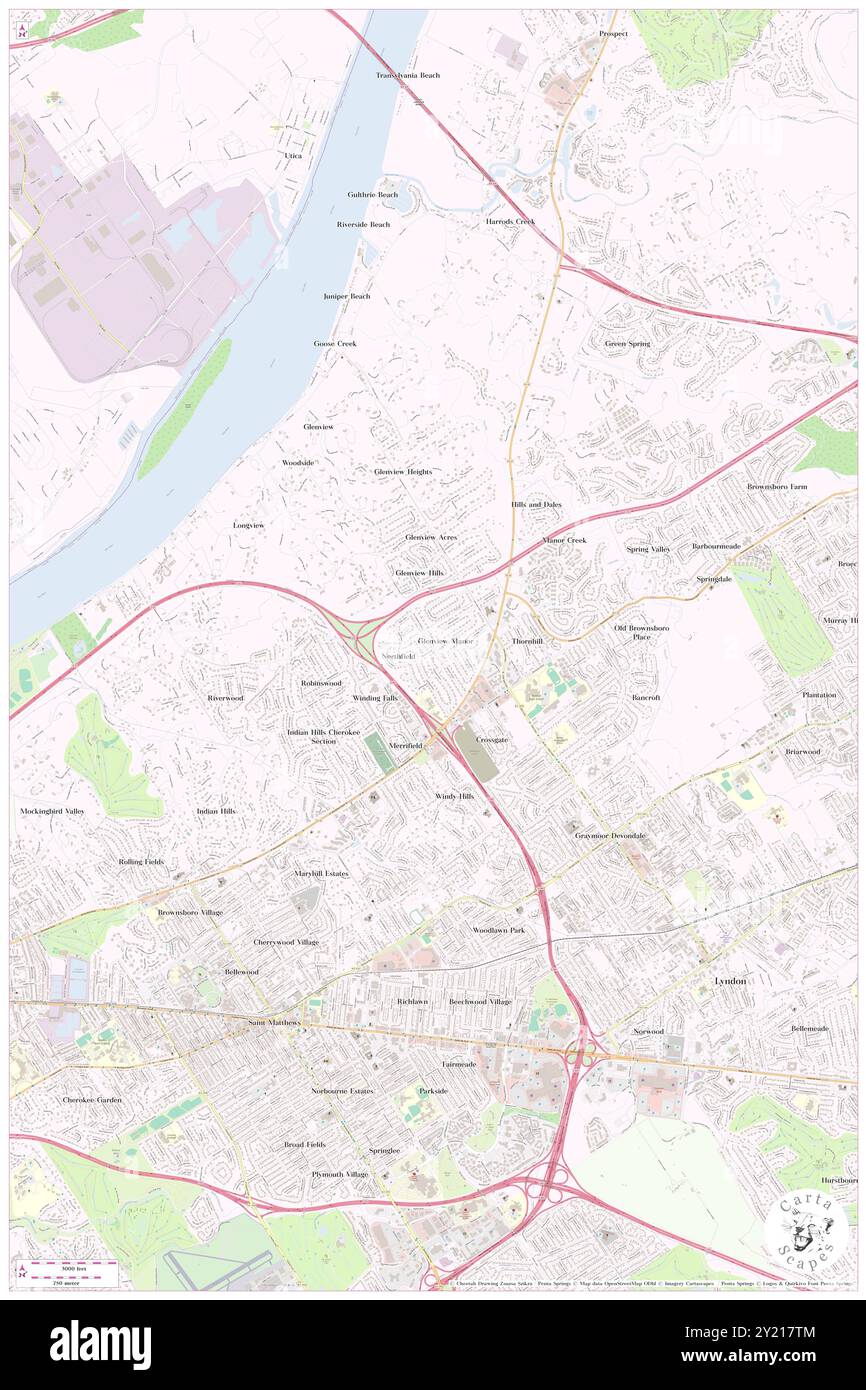 Glenview Manor, Jefferson County, US, United States, Kentucky, N 38 17 ...