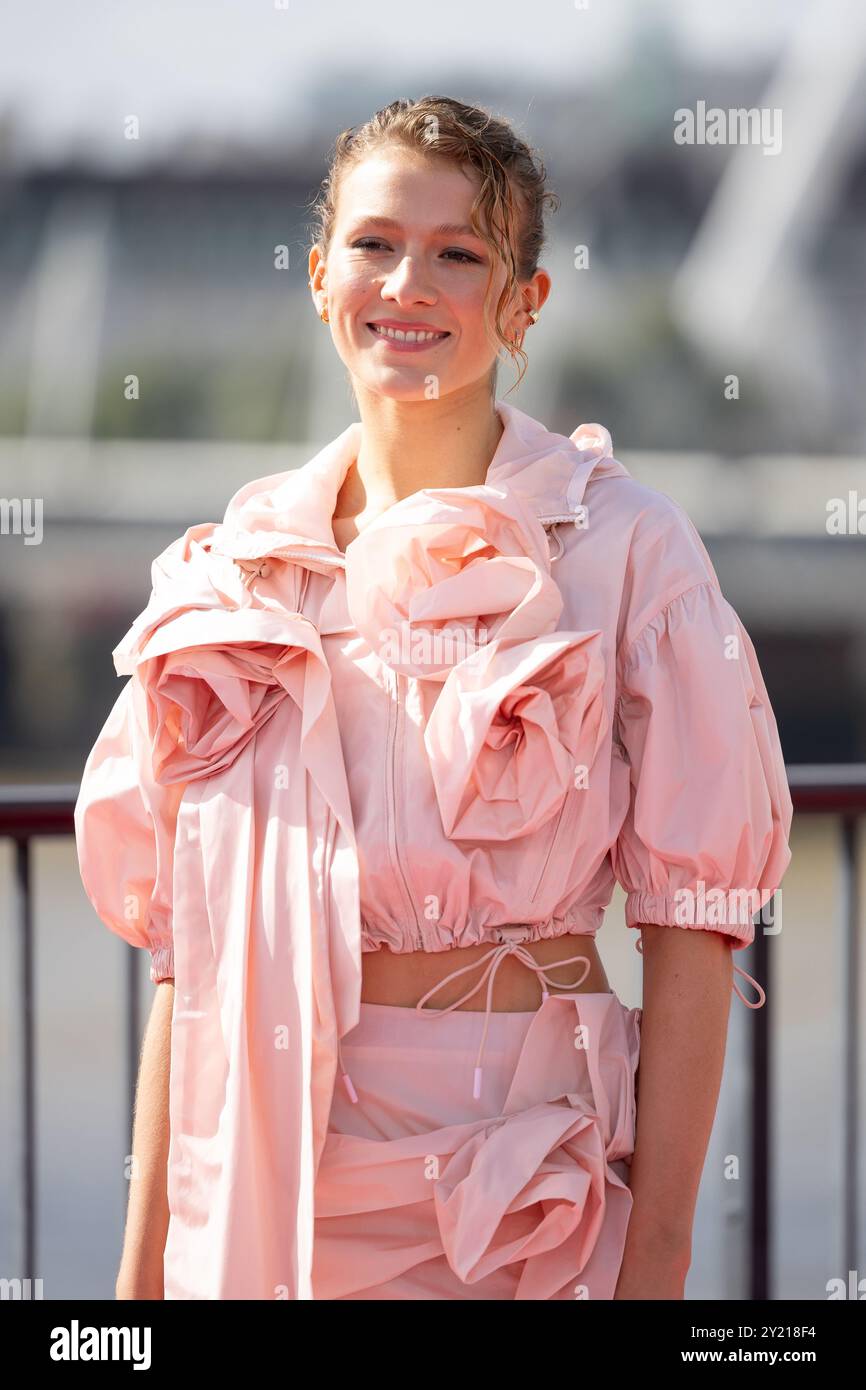 Celebs attend It Ends With Us film photocall Featuring: Isabela Ferrer ...