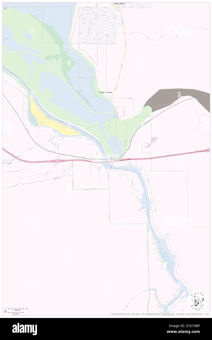 Map of topock Cut Out Stock Images & Pictures - Alamy