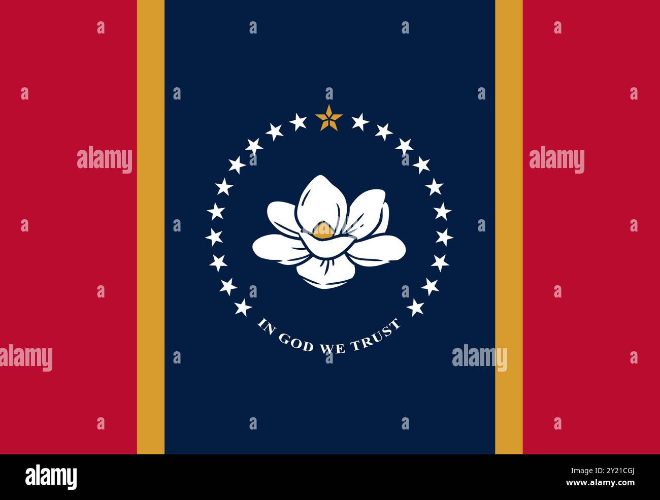 Mississippi State Flag background illustration Stock Photo - Alamy