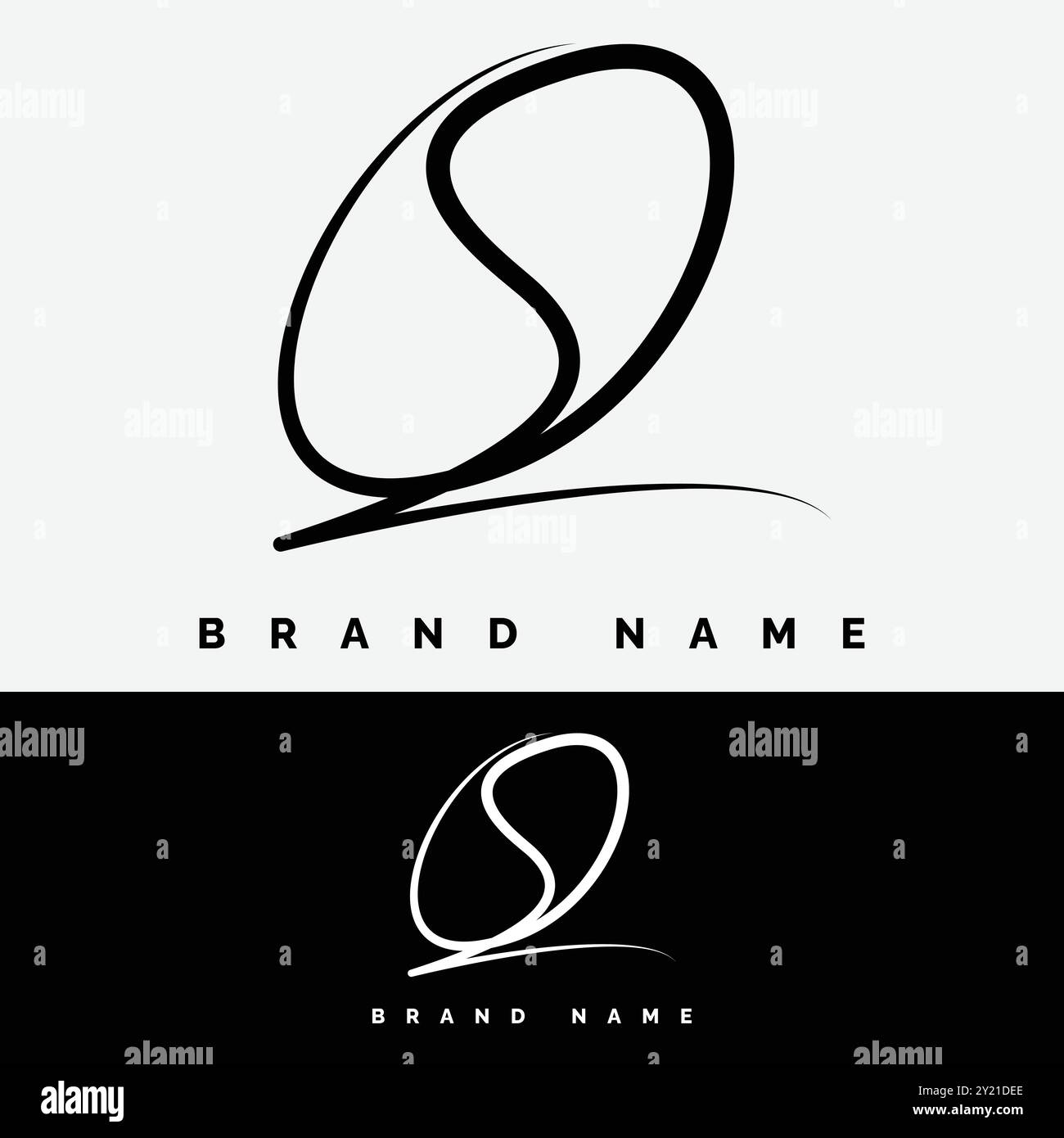 Letter Q Signature Logo - Initial Alphabet for Q - Handwritten Q Logo ...
