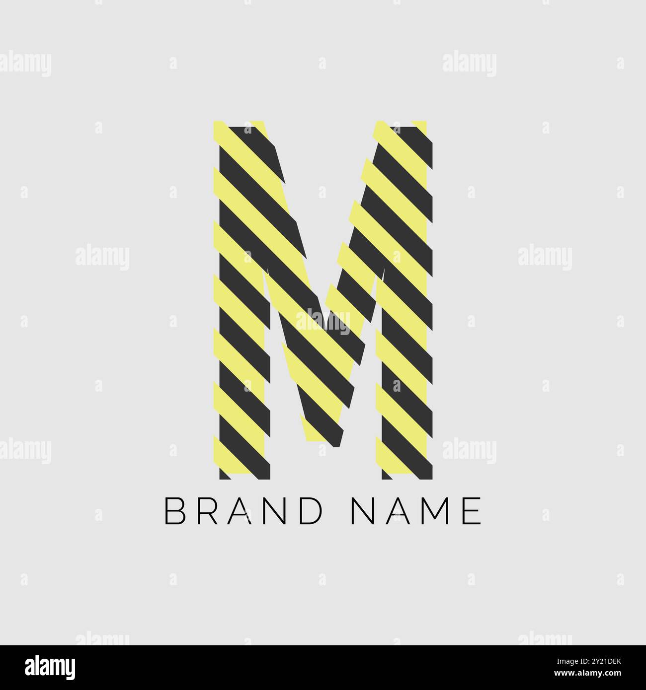 letter M logo, divider color design. Alphabet M for energy labels, rock ...