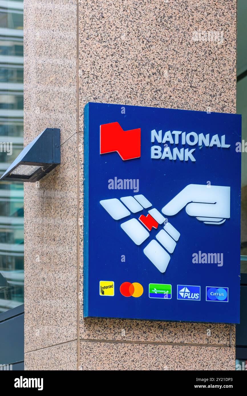 National Bank ATM Sign, Toronto, Canada Stock Photo - Alamy