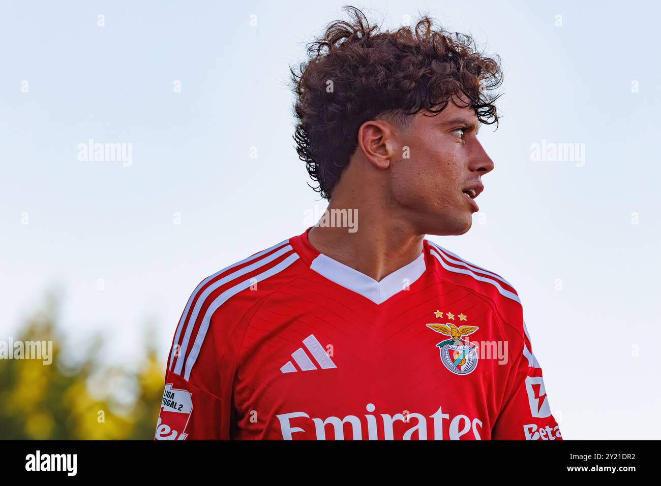 Rafael Luis seen during Liga Portugal 2 game between teams of SL ...