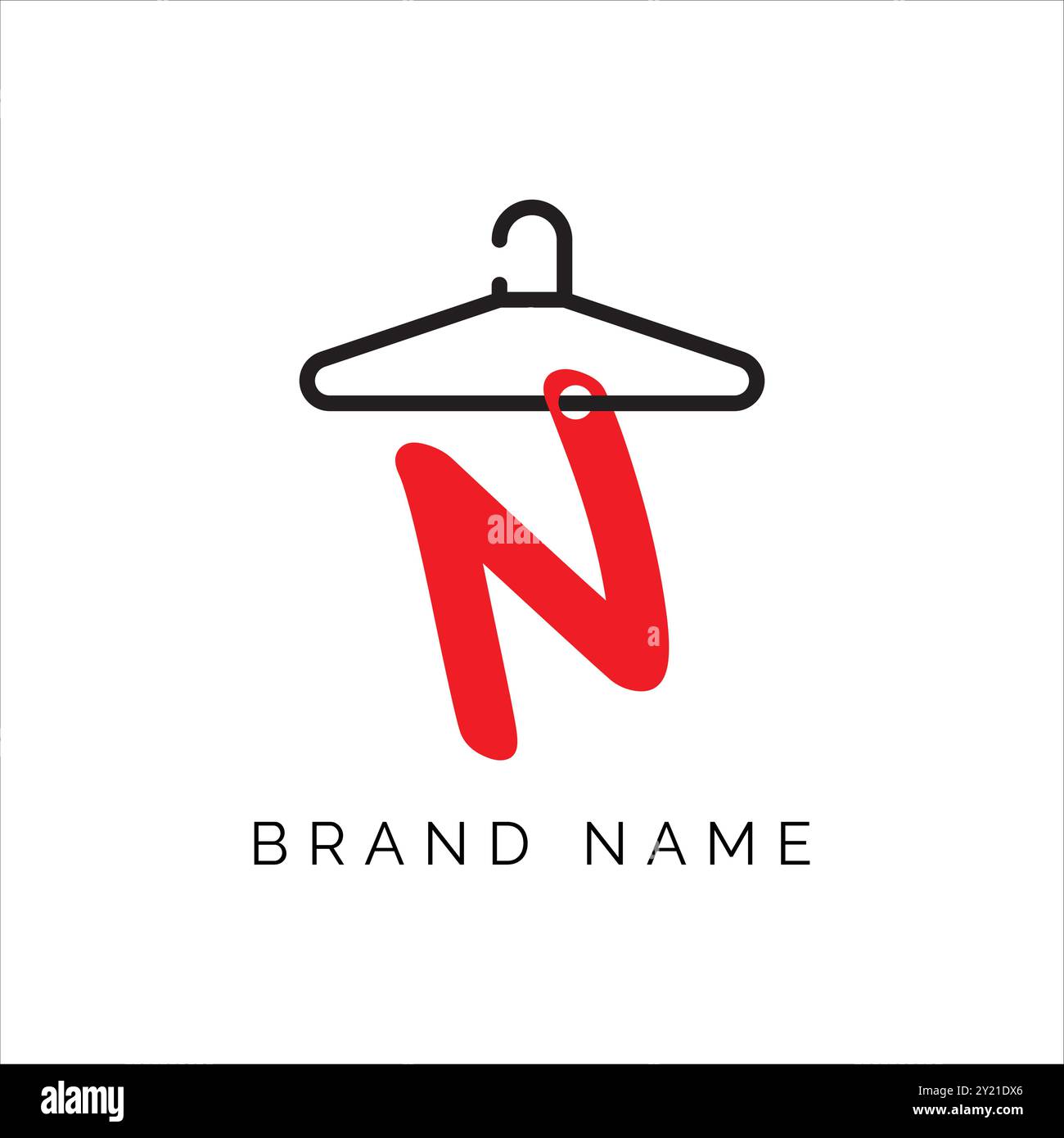 N fashion logo hi-res stock photography and images - Alamy