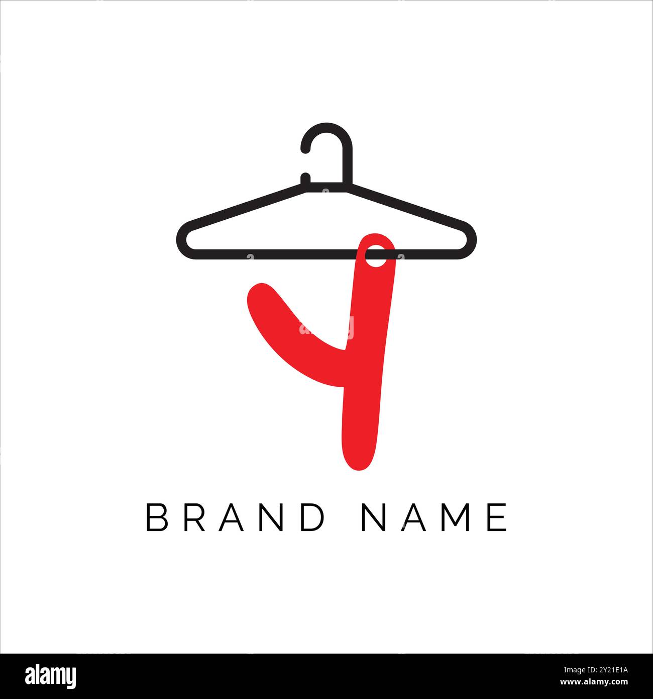 Letter Y fashion logo, Hanging letter Y vector Icon, boutique logo ...